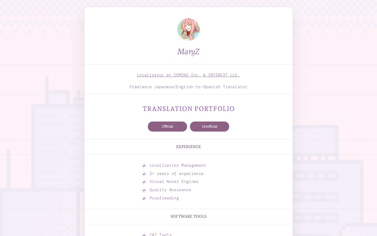 Localization Portfolio